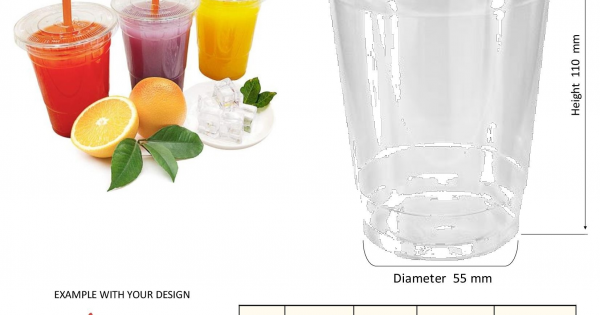 12 oz 350 CC PET CUP - OZELU57