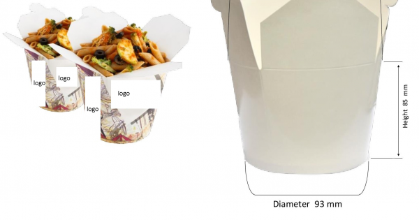 24 oz NOODLE & SHAWARMA BOX - OZELU85
